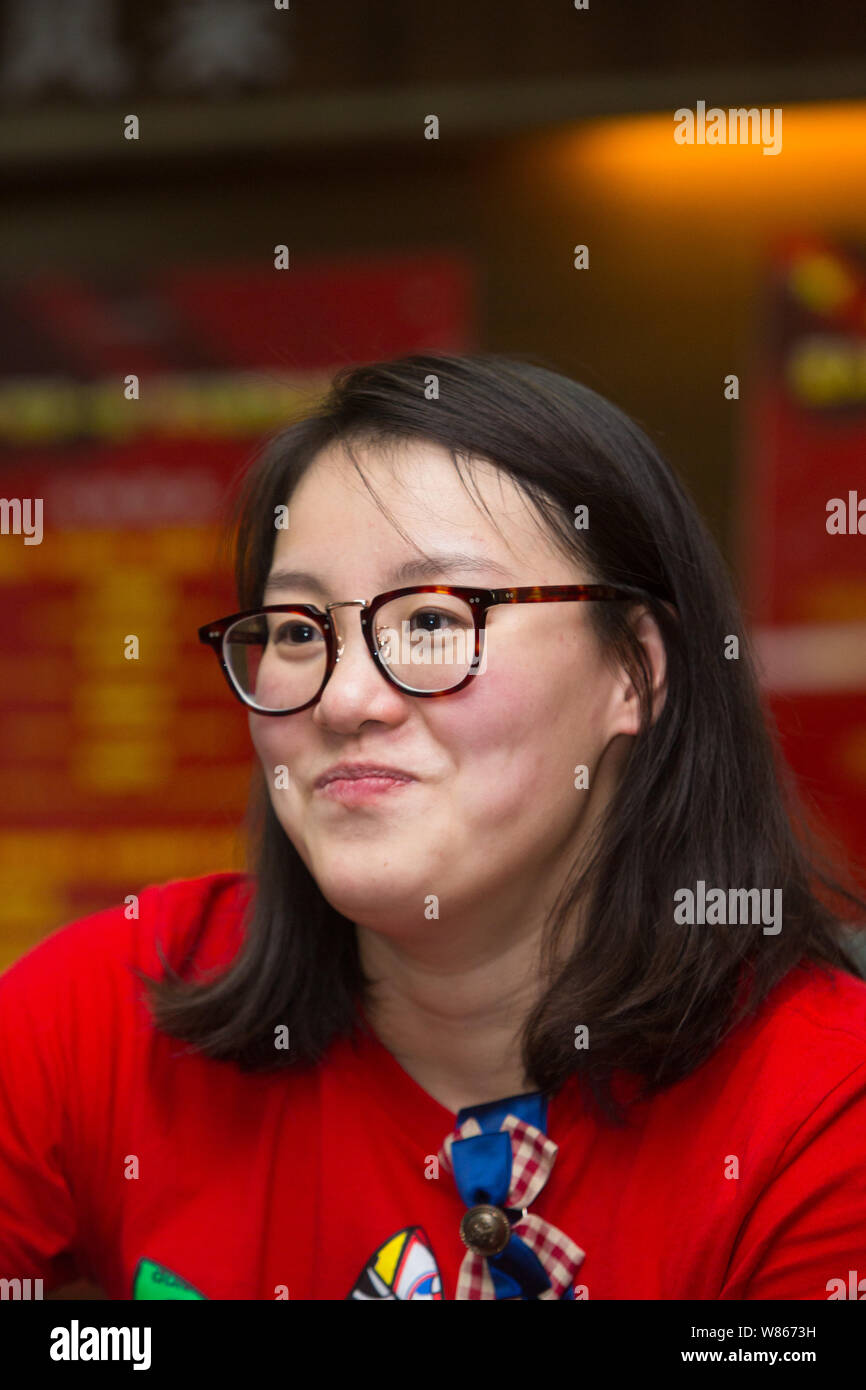 Chinese swimmer Fu Yuanhui who won the bronze medal in the women's 100m ...