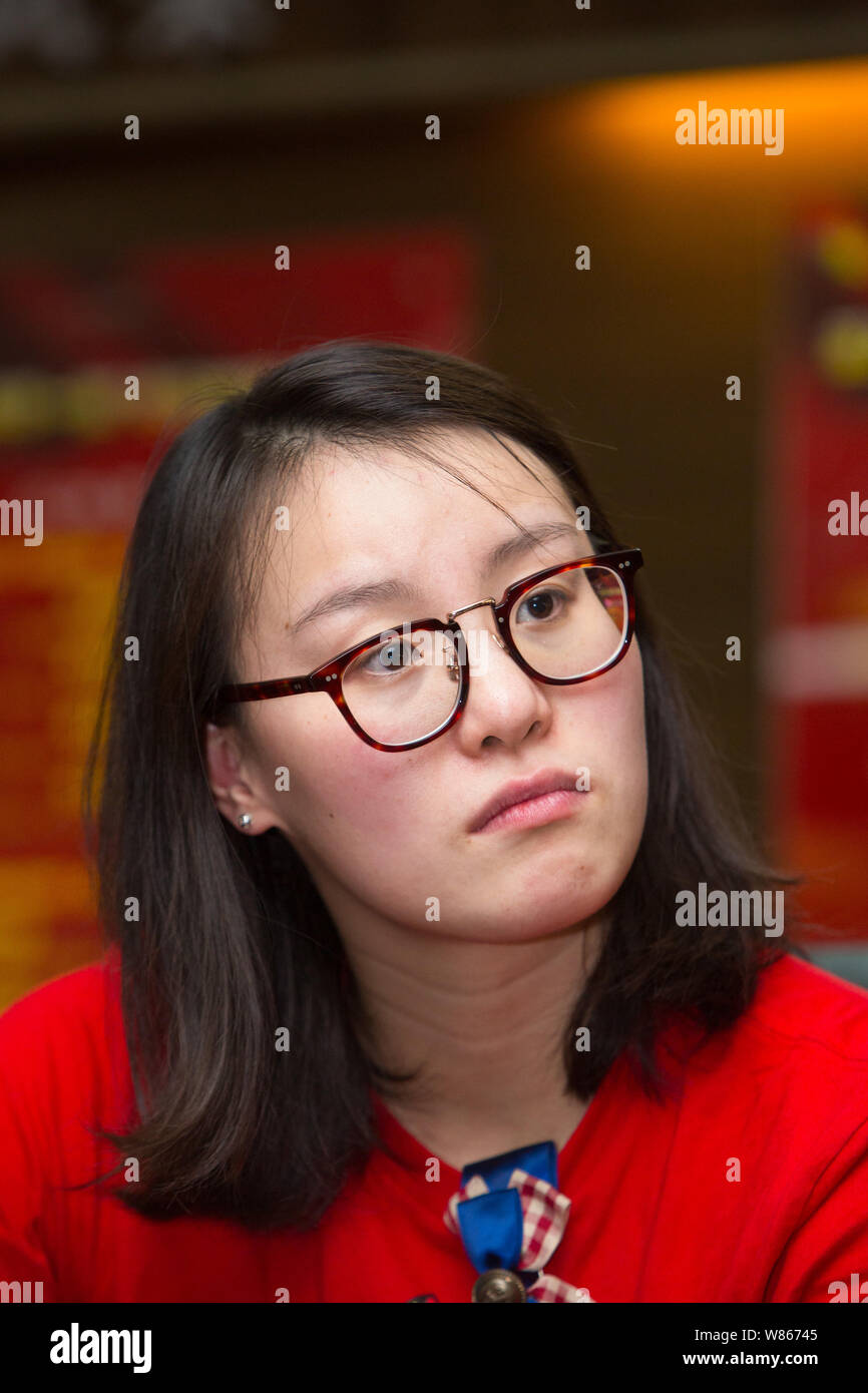 Chinese swimmer Fu Yuanhui who won the bronze medal in the women's 100m ...