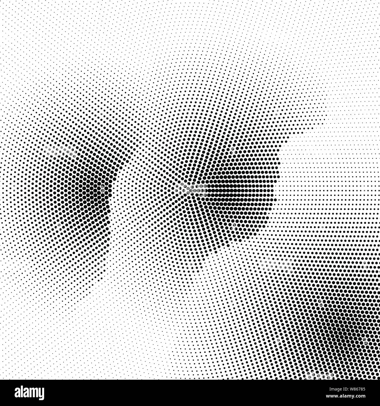 Halftone Pattern. Dotted Texture. Overlay Template. Distress Linear ...