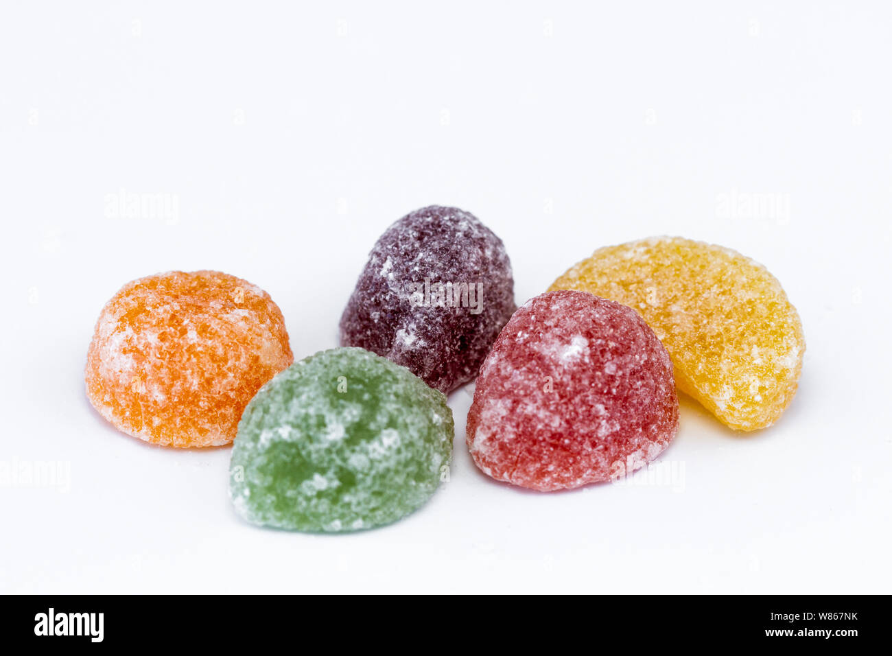 Fruit pastilles sweets closeup. United Kingdom Stock Photo - Alamy