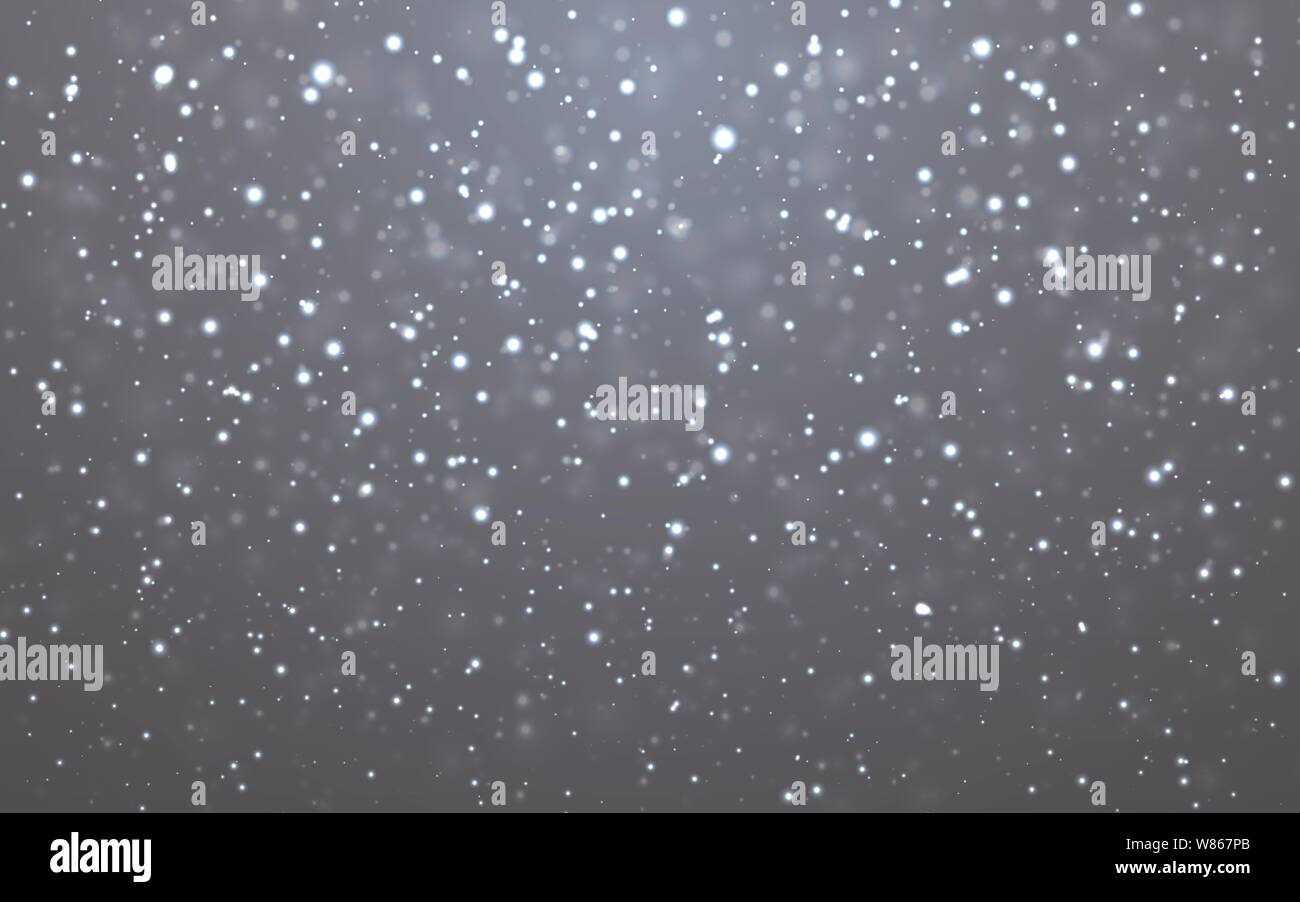 Christmas snow. Heavy snowfall. Falling snowflakes on transparent ...