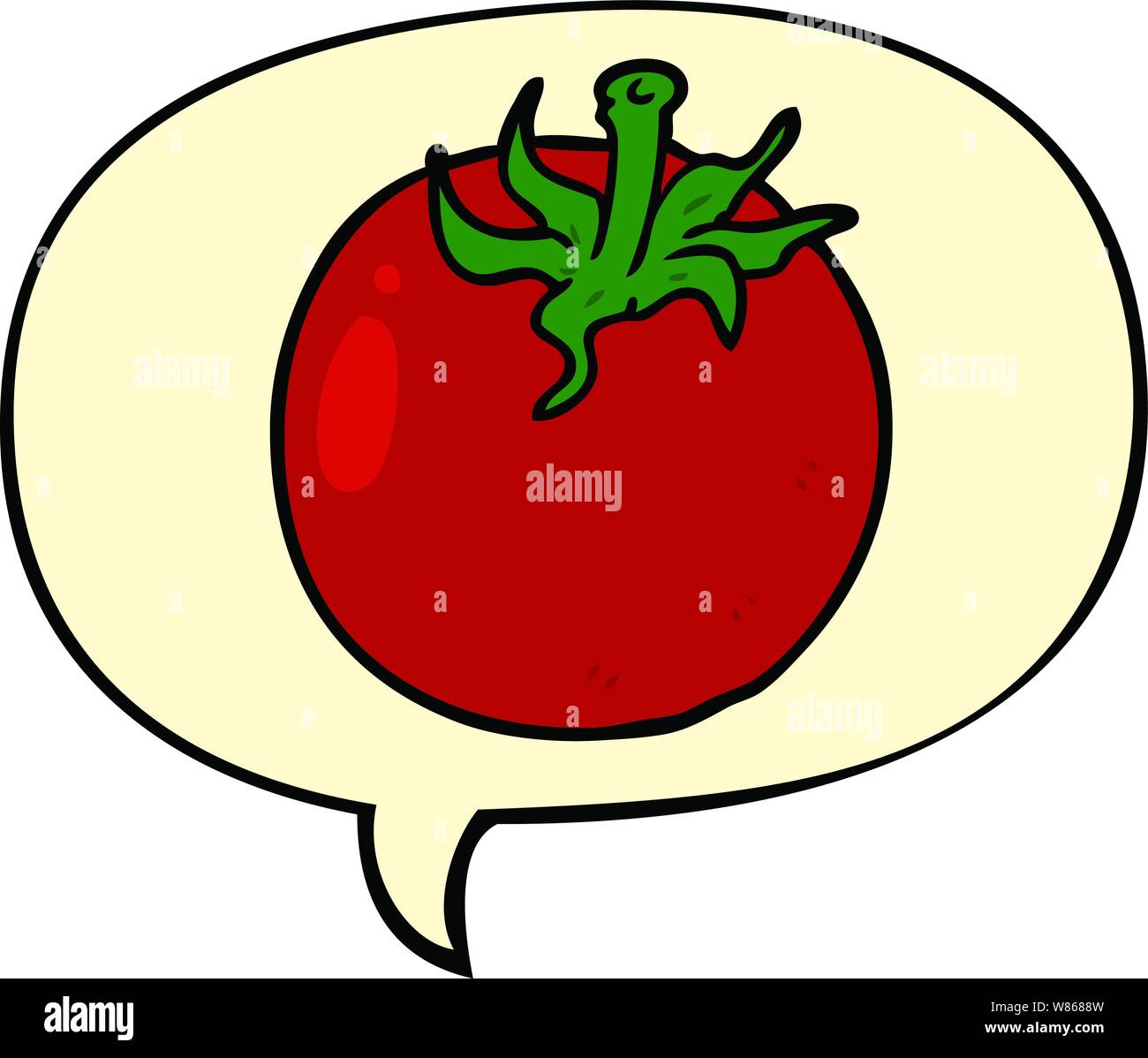 Fresh tomato speech bubble hi-res stock photography and images - Alamy