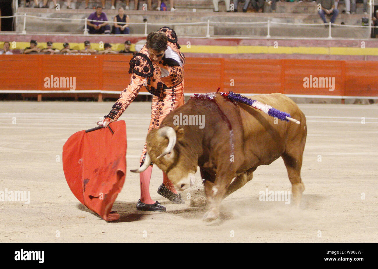 Palma, Spain. 27th July, 2017. The Spanish bullfighter Juan Jose ...