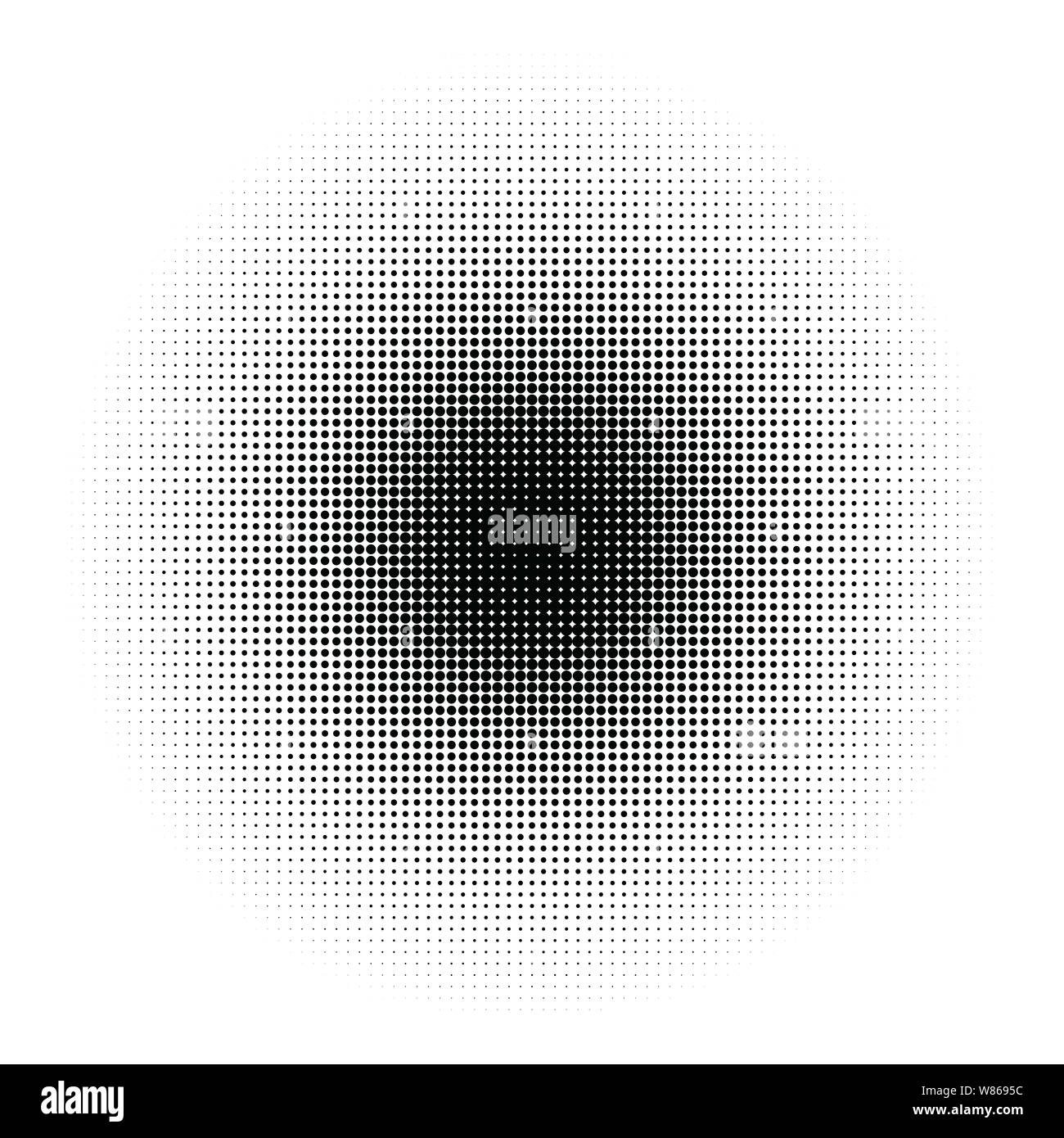 Halftone Pattern. Set of Dots. Dotted Texture. Distress Linear Design ...