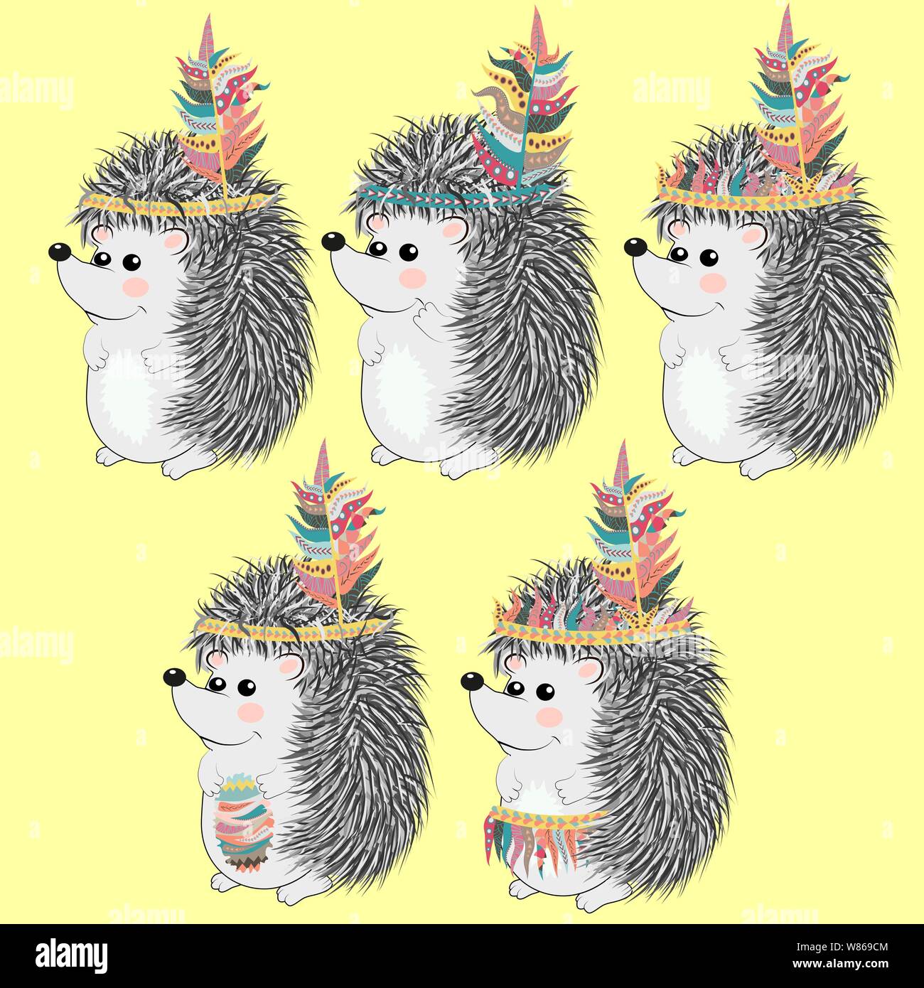 Indian hedgehog Stock Vector Images - Alamy