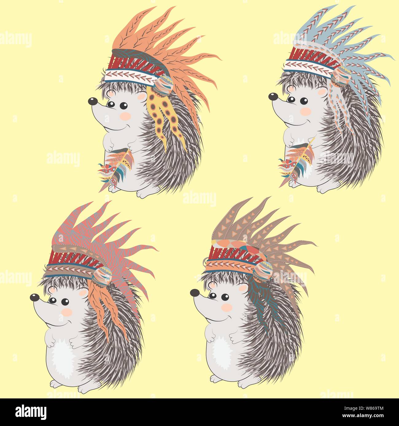 Stylized hedgehog Stock Vector Images - Alamy