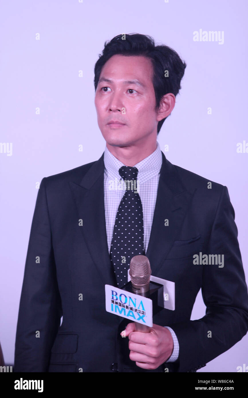 South Korean actor Lee Jung-jae attends a promotional event for his new ...