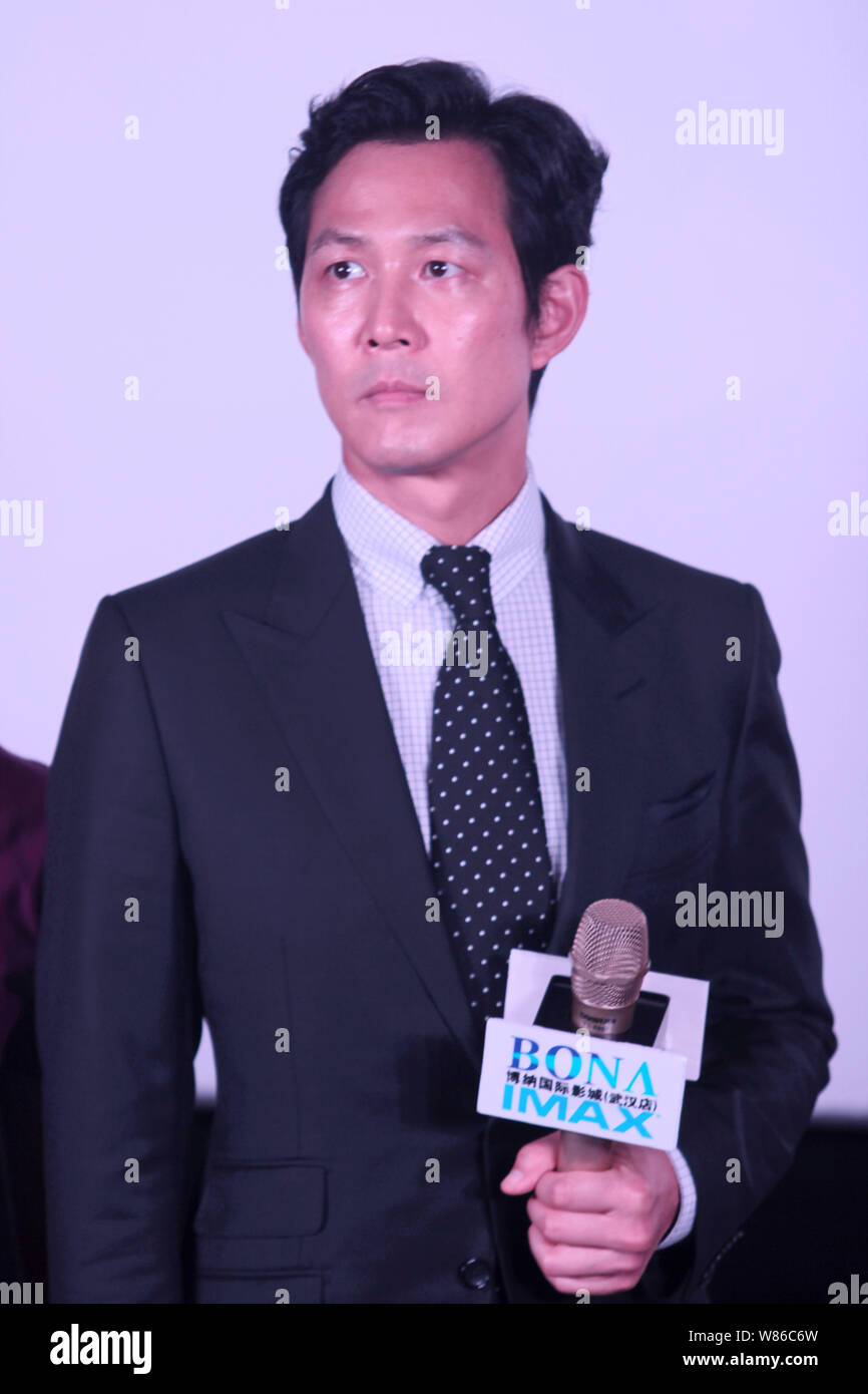 South Korean actor Lee Jung-jae attends a promotional event for his new ...
