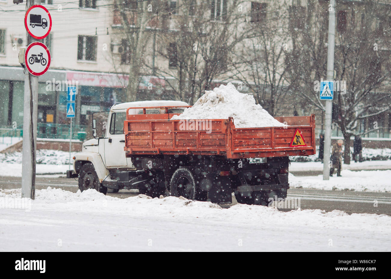 Russia snow machines hi-res stock photography and images - Alamy