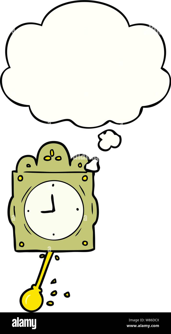 Thought bubble clock hi-res stock photography and images - Alamy