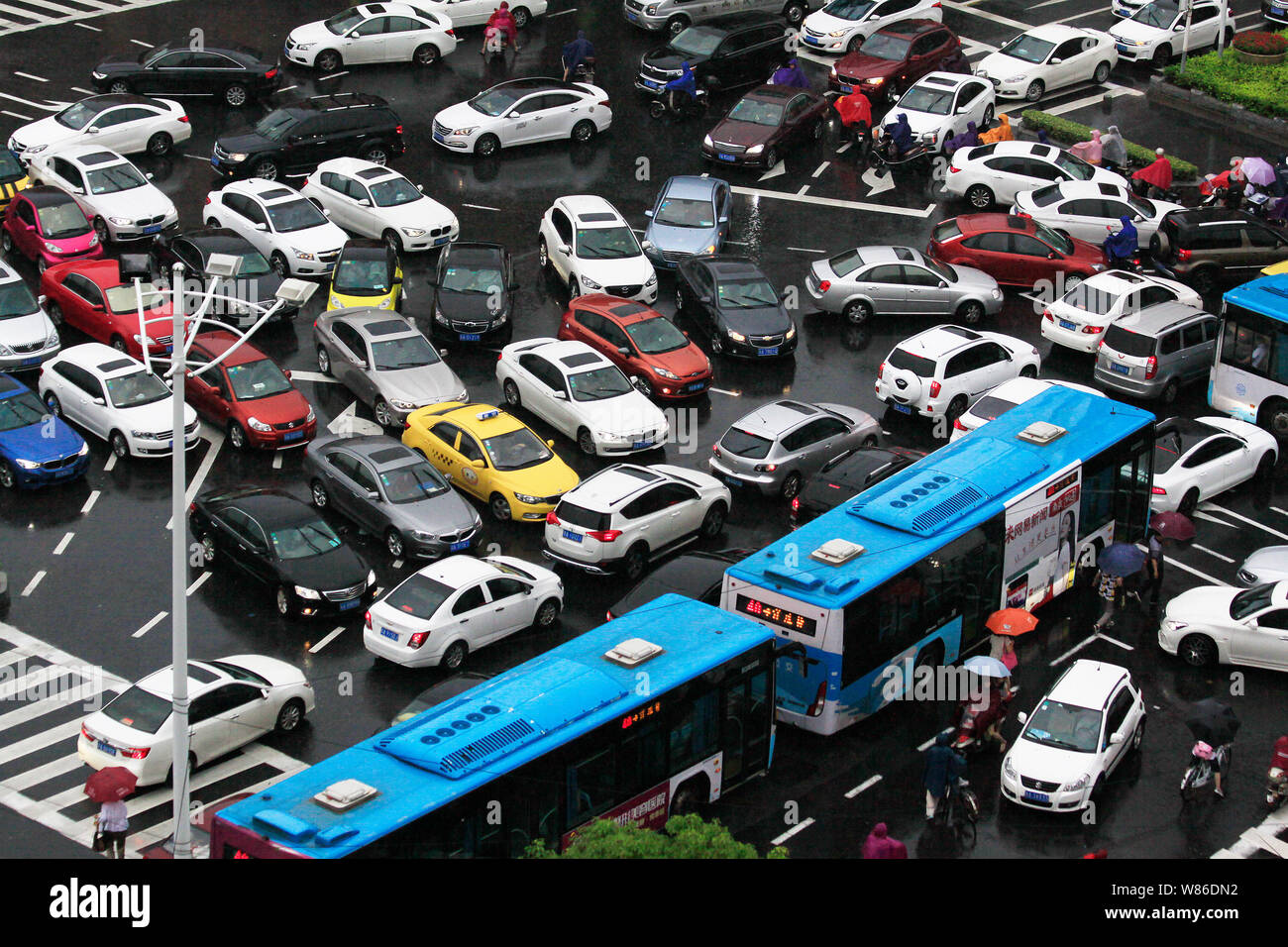 Traffic congestion nanjin china hi-res stock photography and images - Alamy