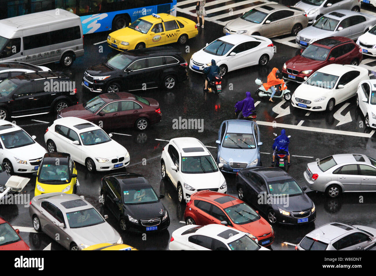 Traffic congestion nanjin china hi-res stock photography and images - Alamy