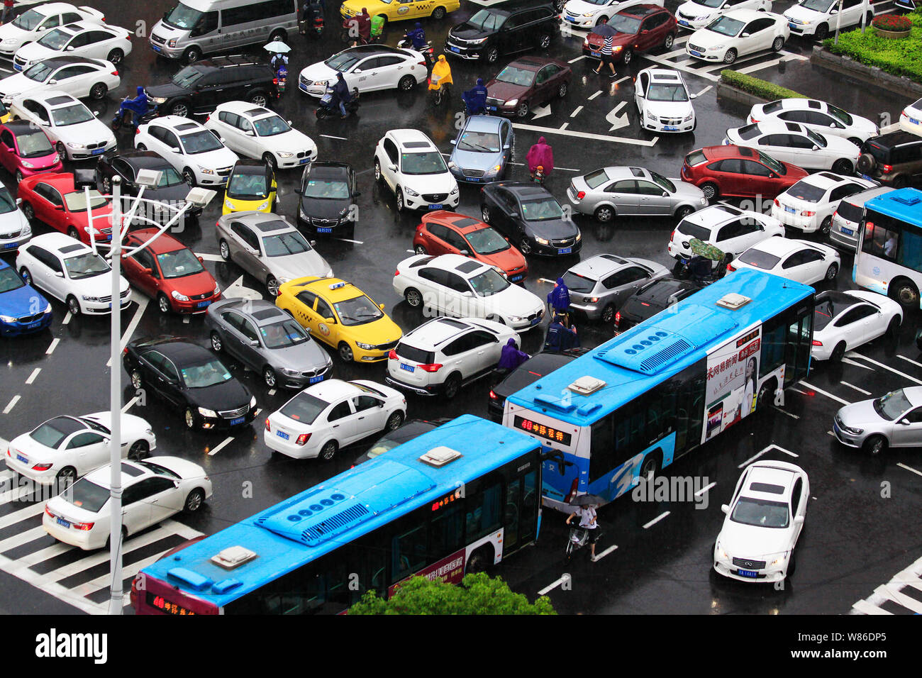 Traffic congestion nanjin china hi-res stock photography and images - Alamy