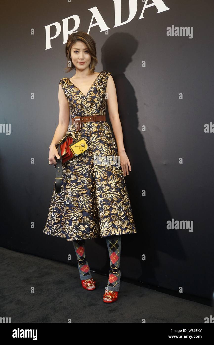 Hong Kong singer and actress Kelly Chen arrives for the reopening party ...