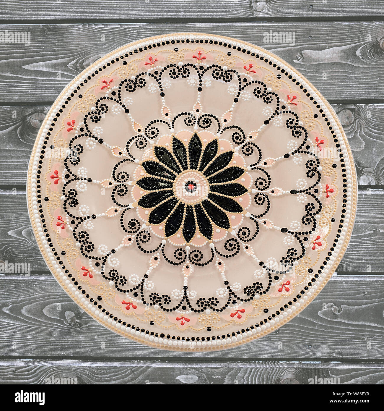 Ceramic plate with arabic pattern hi-res stock photography and images ...