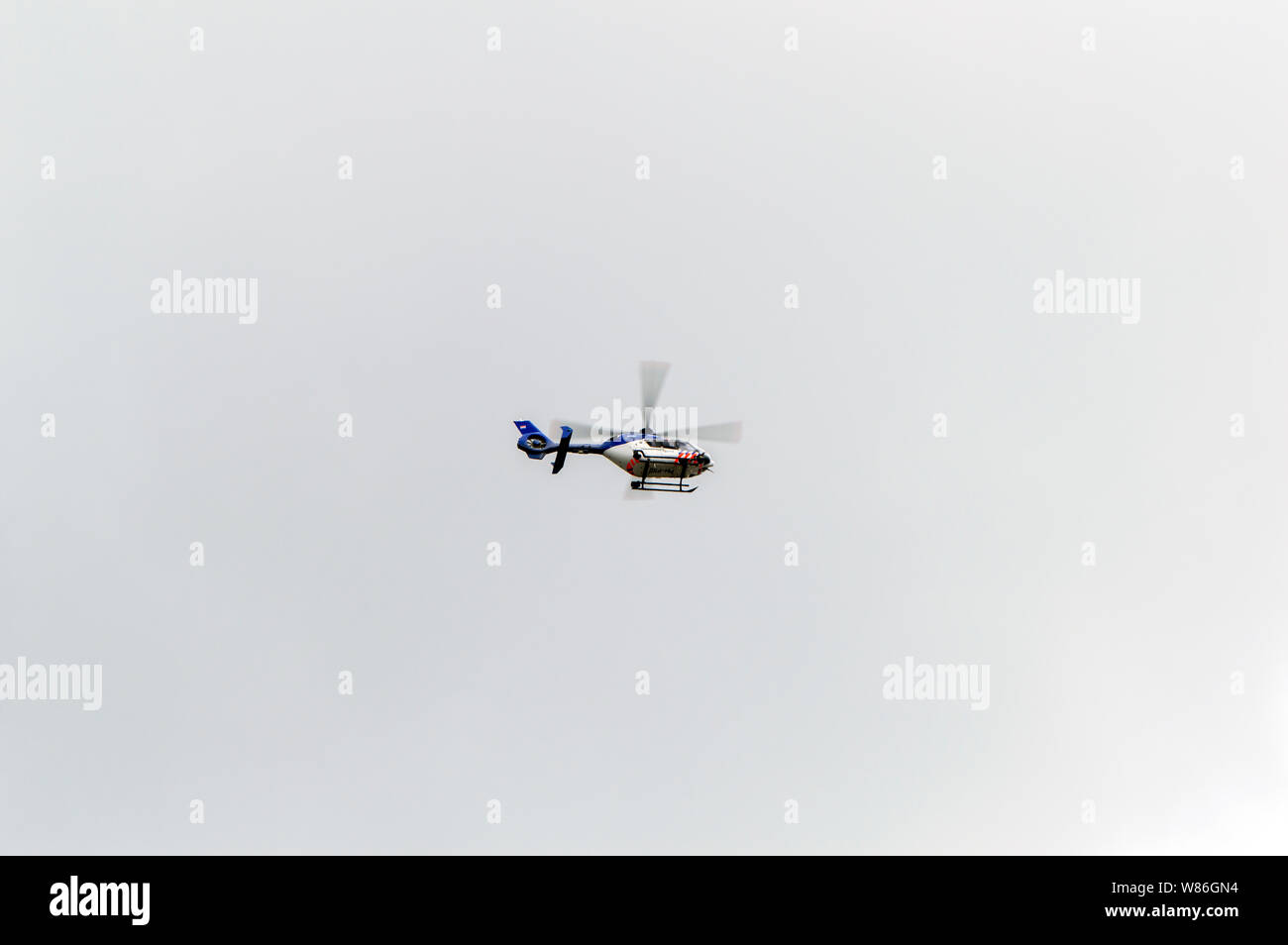 Police Helicopter At Amsterdam The Netherlands 2019 Stock Photo - Alamy