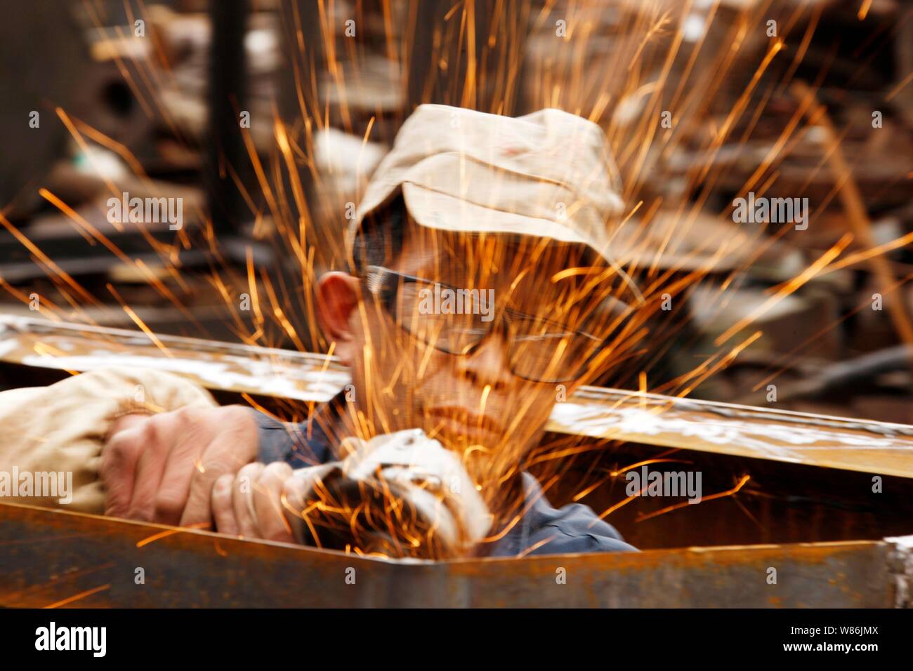 Steel factory china hi-res stock photography and images - Alamy