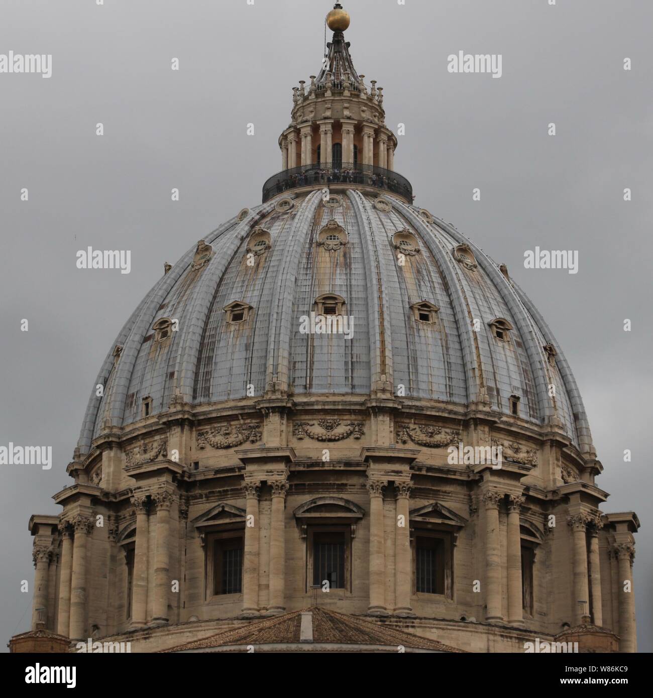 St peter's basilica dome hi-res stock photography and images - Alamy