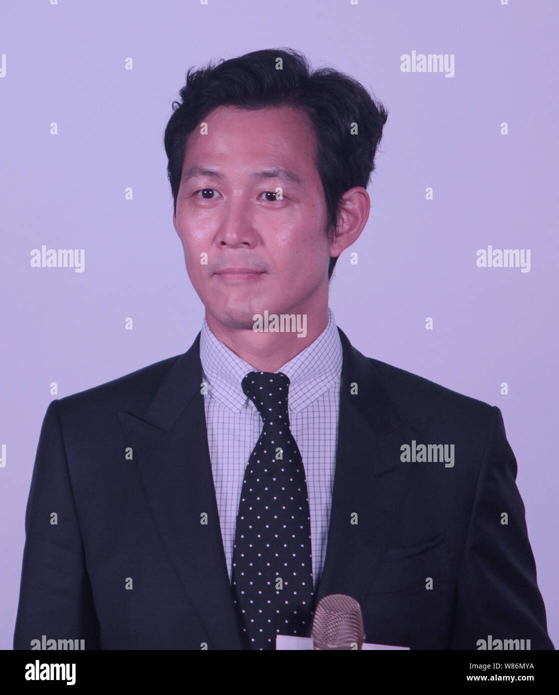 South Korean actor Lee Jung-jae attends a promotional event for his new ...