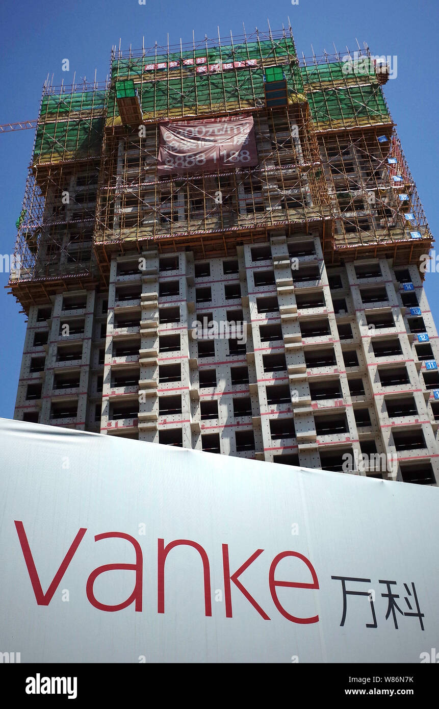 --FILE--A high-rise apartment building is being constructed at the ...
