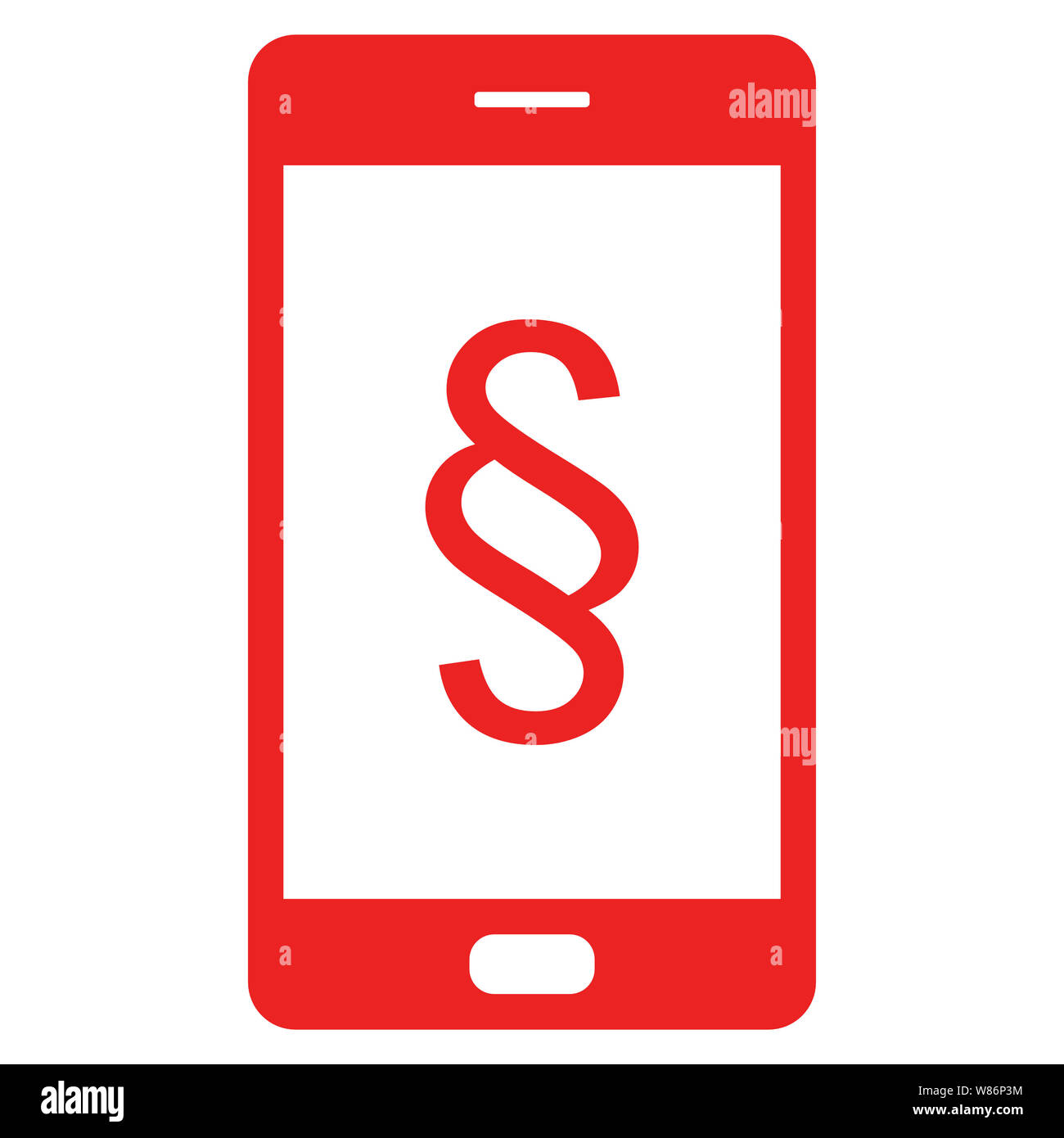 Paragraph and smartphone Stock Photo - Alamy
