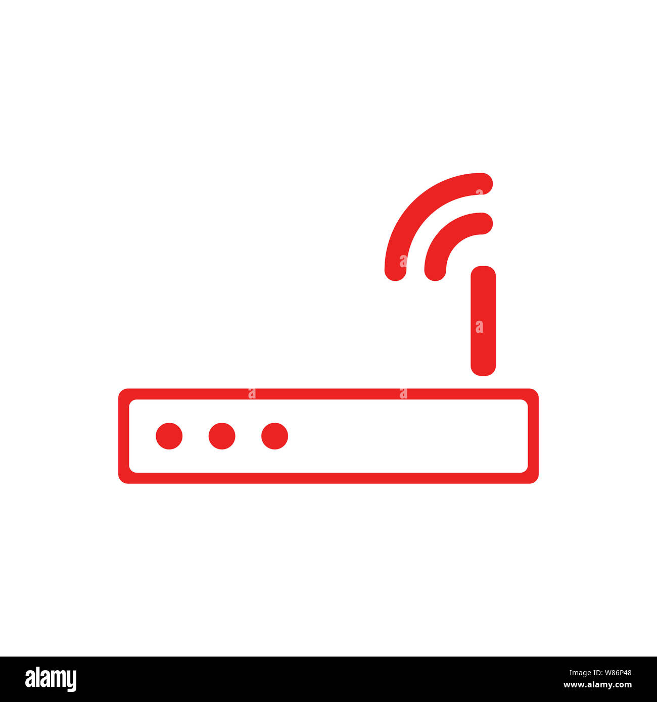 Router and background Stock Photo - Alamy