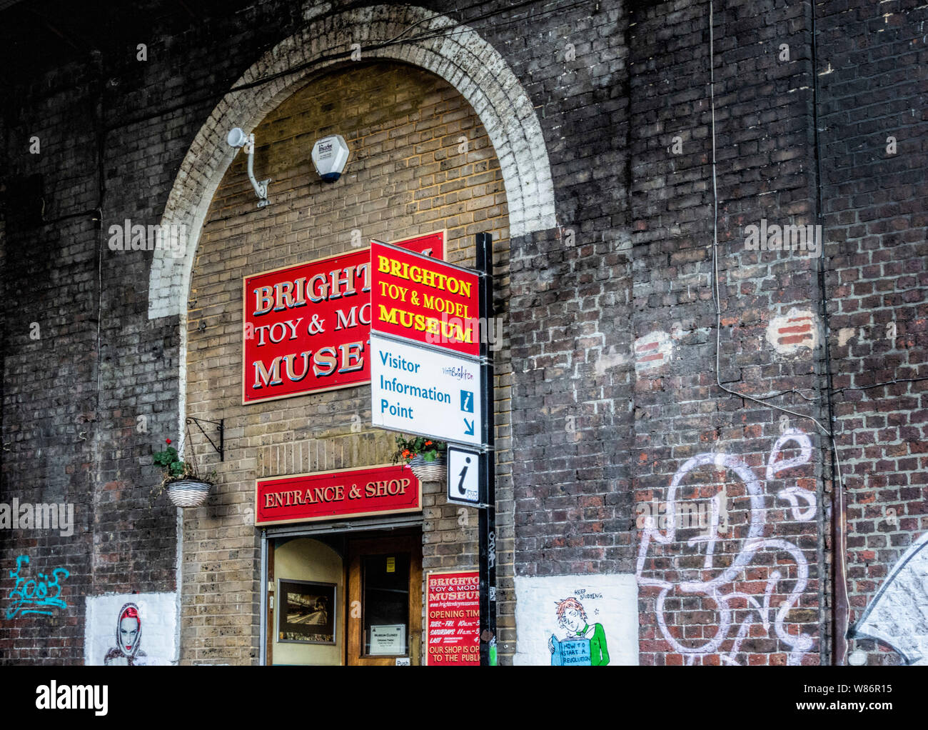 Entrance to Brighton Toy & Model Museum, Trafalgar Street, Brighton ...