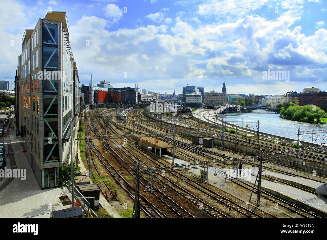 Stockholm central station rail hi-res stock photography and images - Alamy