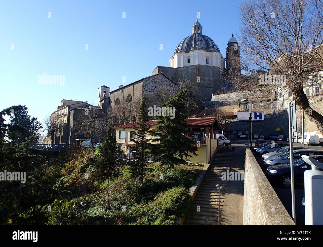 Basilica of Santa Margherita, Montefiascone Cathedral, Italy Stock ...