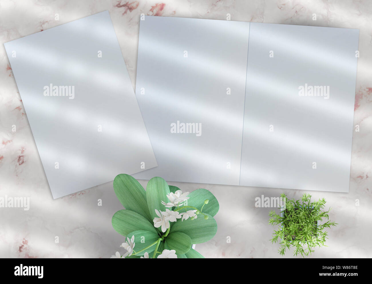 Leaflet mock hi-res stock photography and images - Alamy