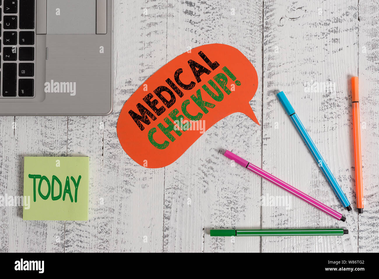 Text sign showing Medical Checkup. Business photo text thorough ...