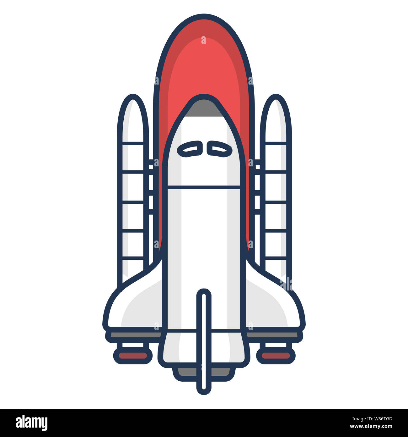 Space Shuttle Silhouette High Resolution Stock Photography and Images ...