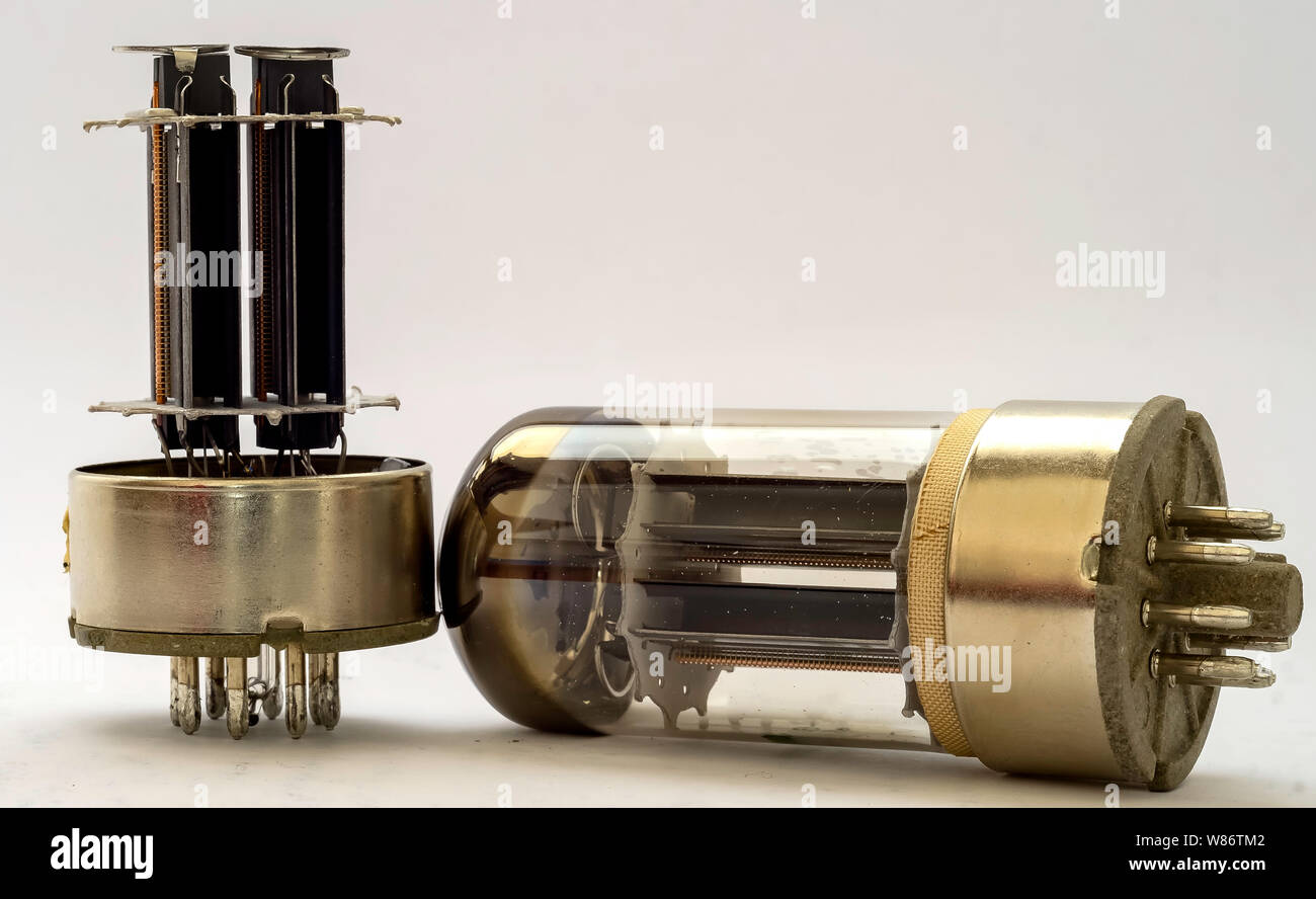 Vintage radio television valves hi-res stock photography and images - Alamy