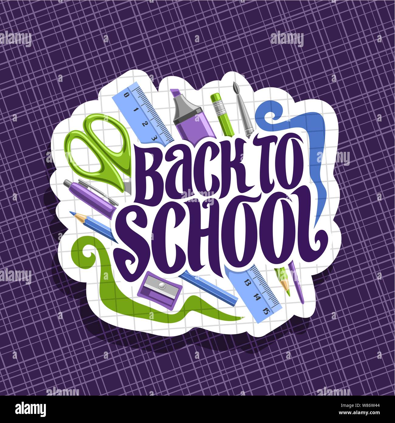 Back To School Logo High Resolution Stock Photography and Images - Alamy