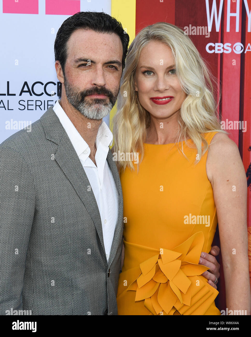 August 7, 2019, Beverly Hills, California, USA: Reid Scott and Elspeth Keller attends LA ...