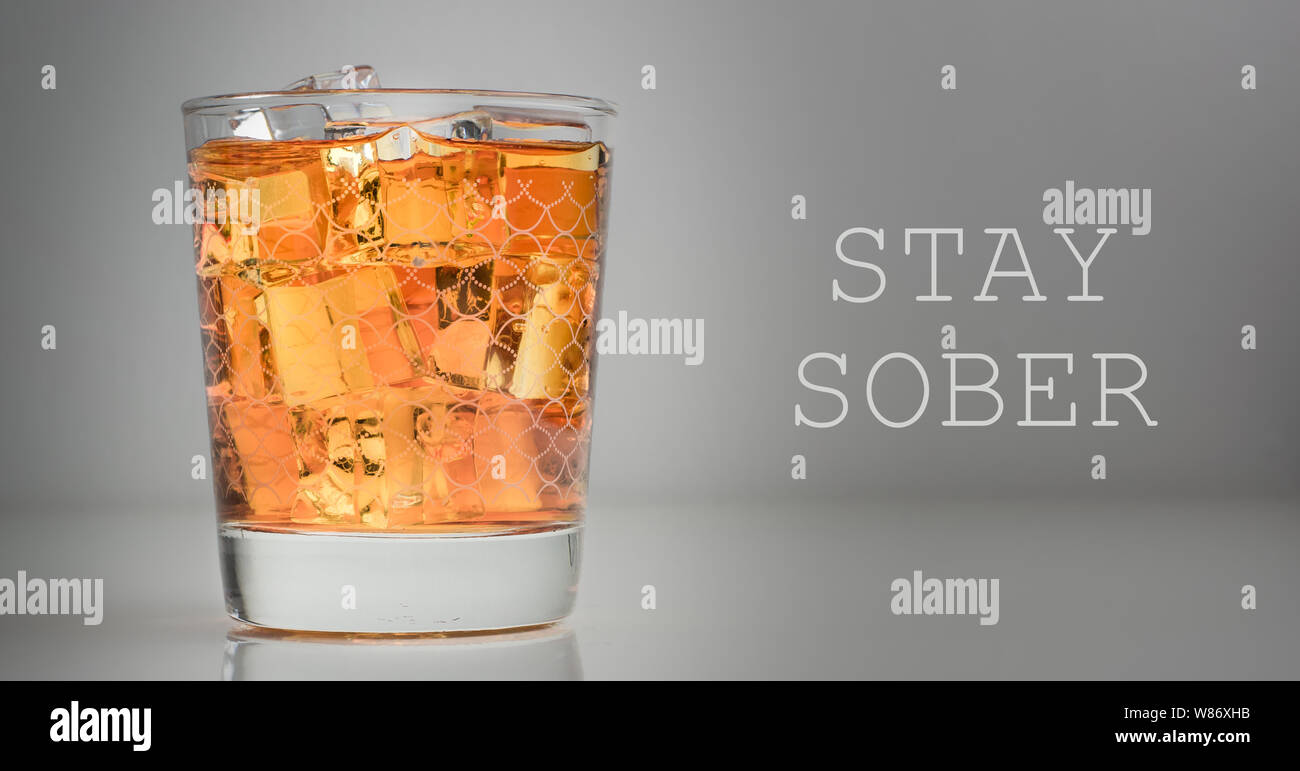 Shot of malt whisky in a goblet Stock Photo - Alamy