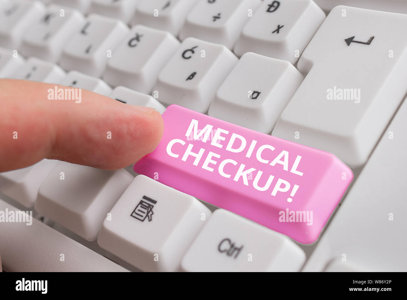 Handwriting text Medical Checkup. Conceptual photo thorough physical ...