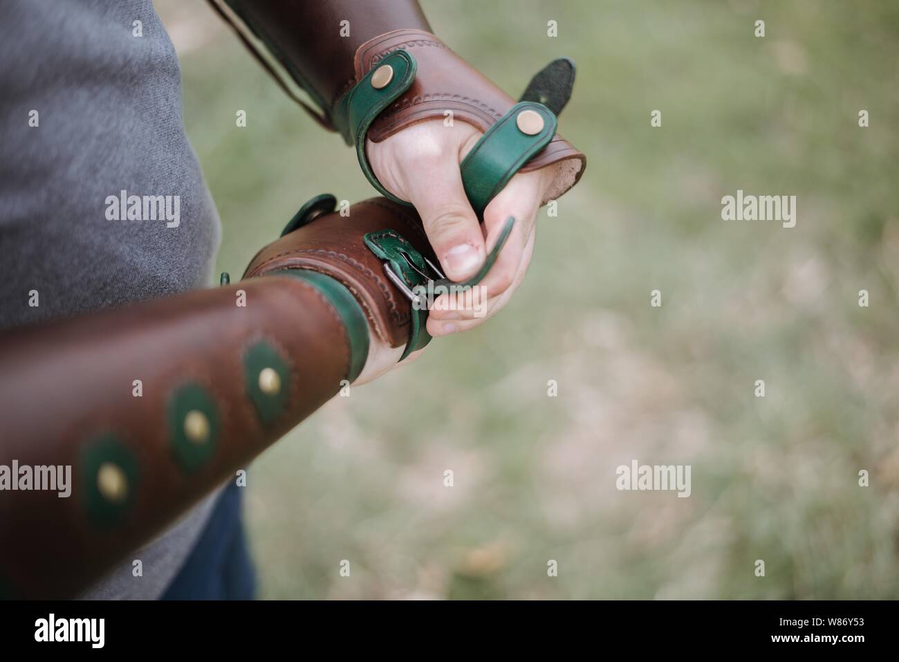 Hand armor hi-res stock photography and images - Alamy