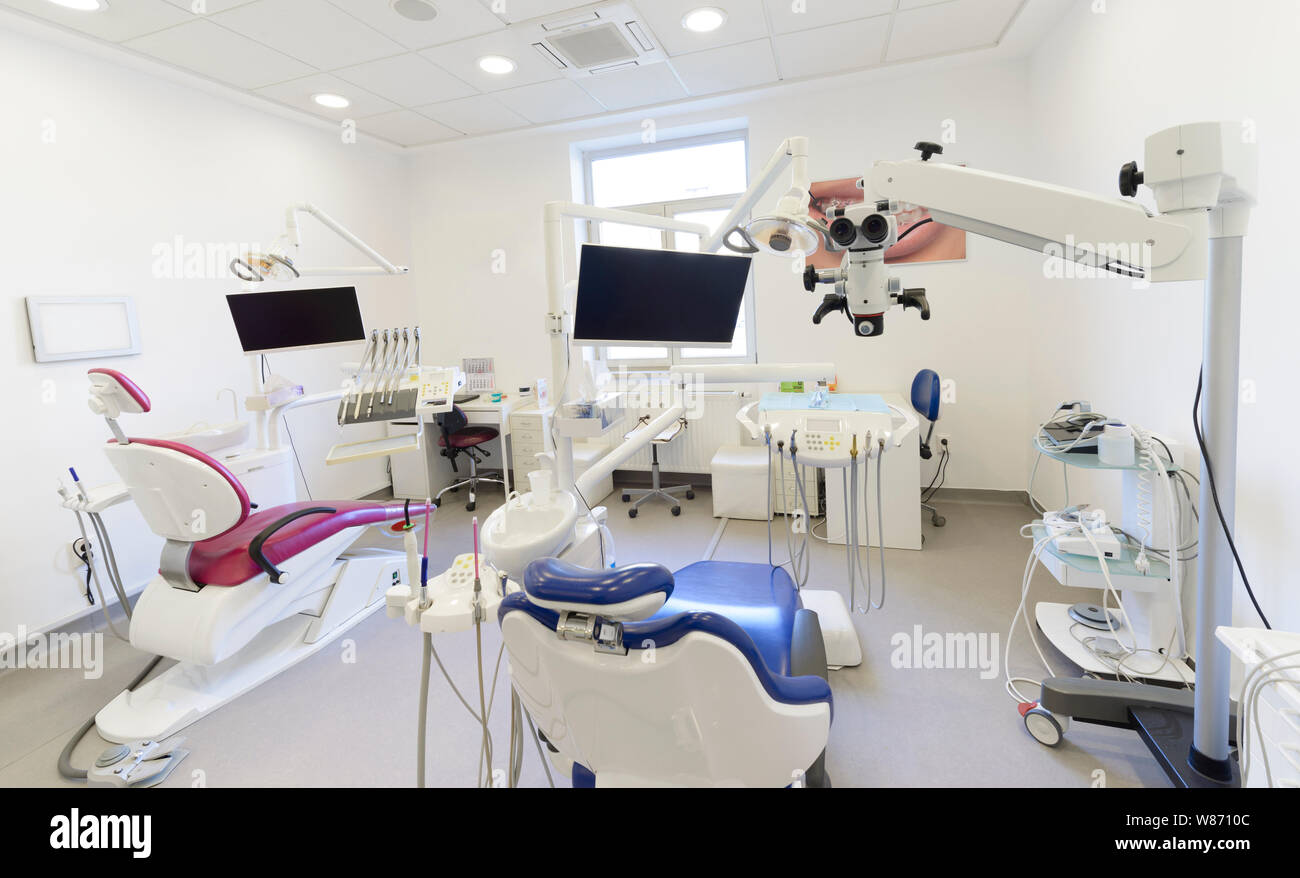 Interior of a dentist's office Stock Photo - Alamy