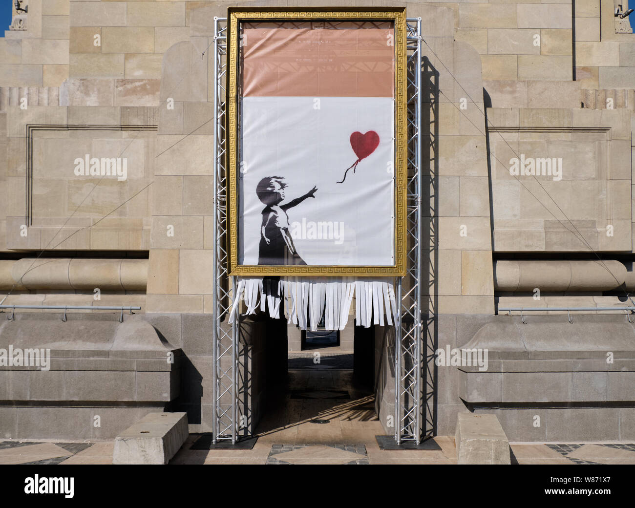 Banksy balloon girl hi-res stock photography and images - Alamy