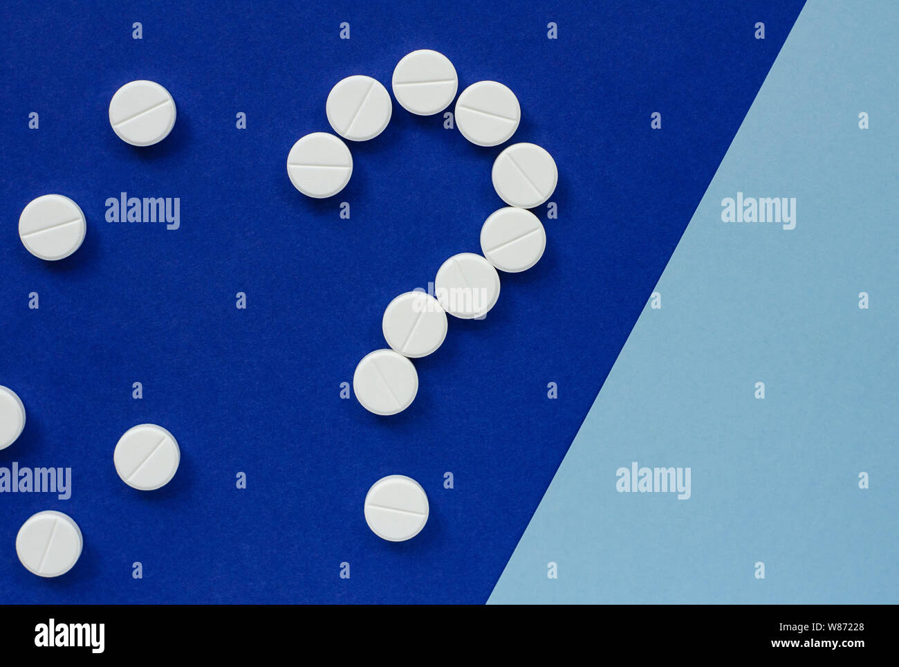 Question mark on colored background.The concept of health. A healthy ...