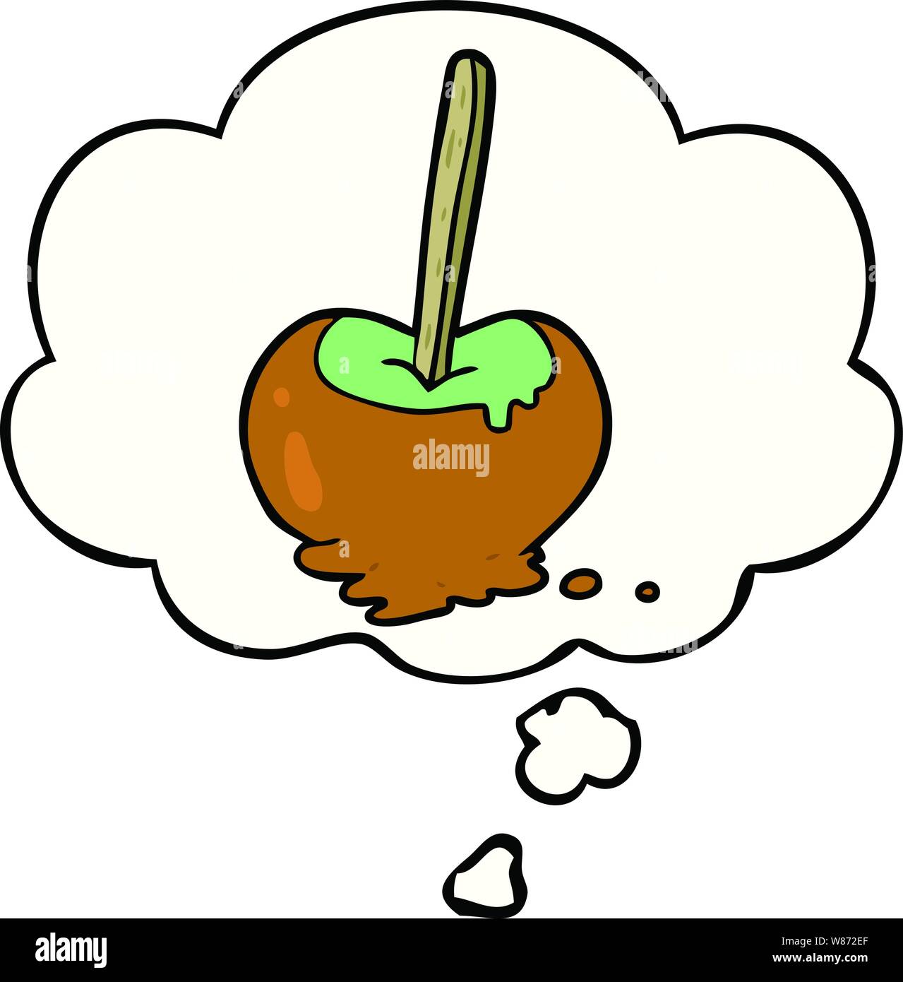 Apple toffee Stock Vector Images - Alamy