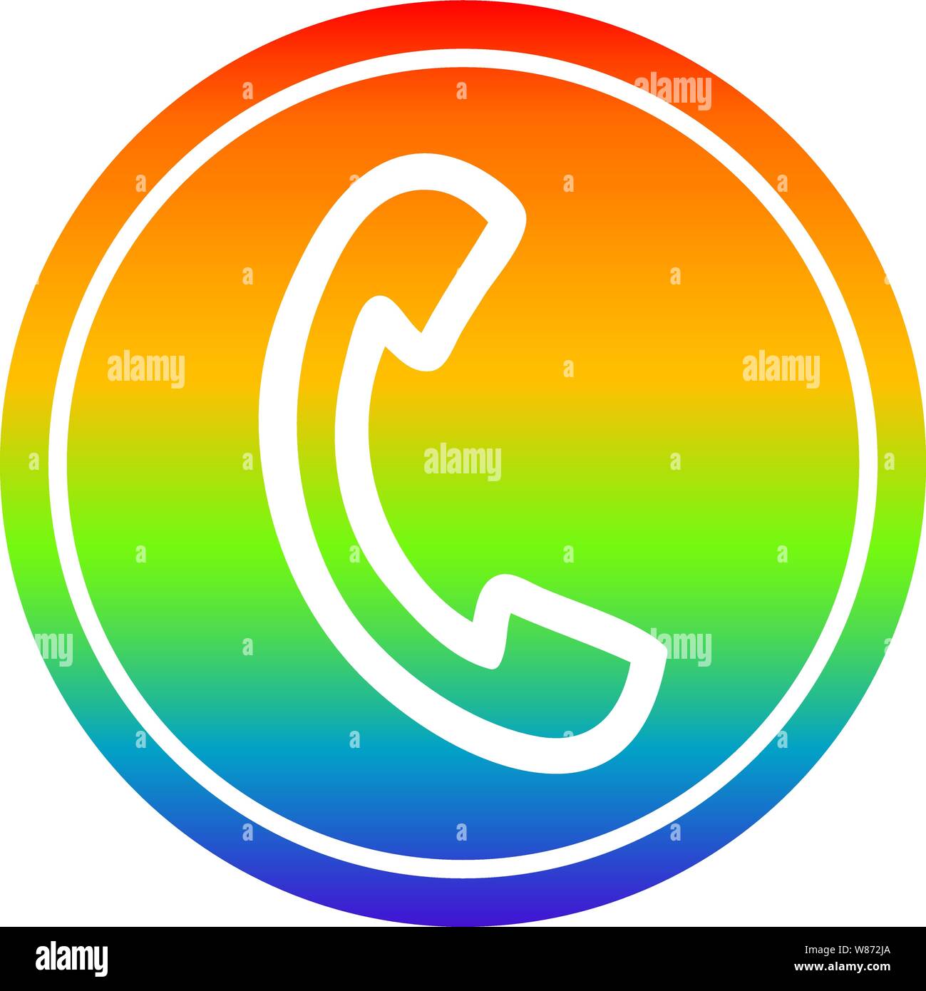 Handset image Stock Vector Images - Alamy