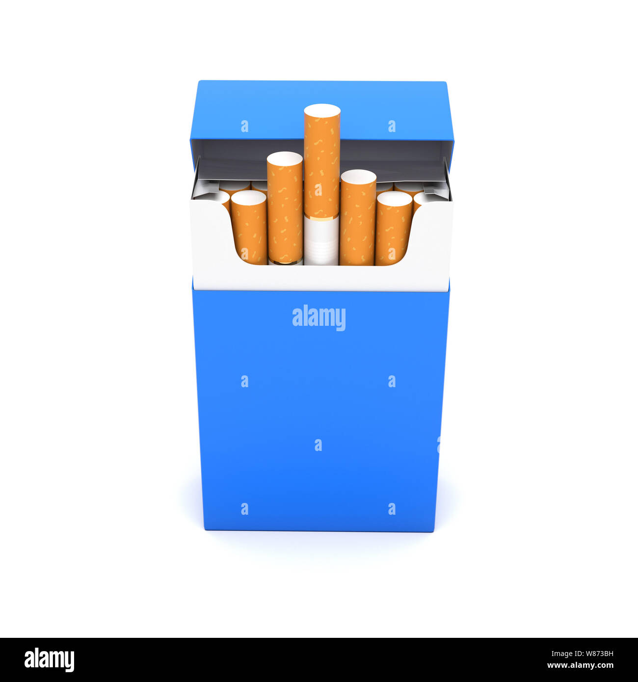 Open Cigarette Pack