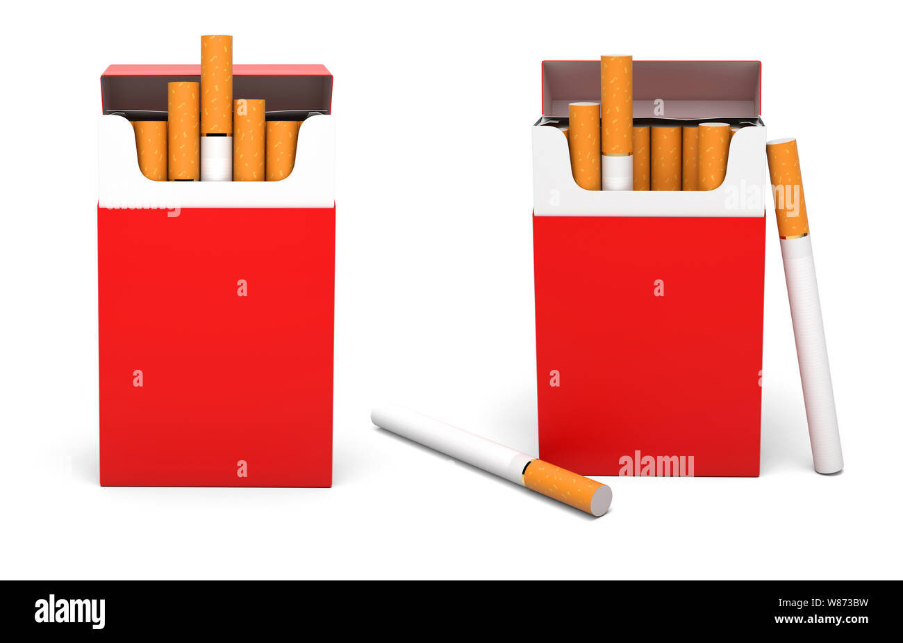 Red cigarette pack hi-res stock photography and images - Alamy