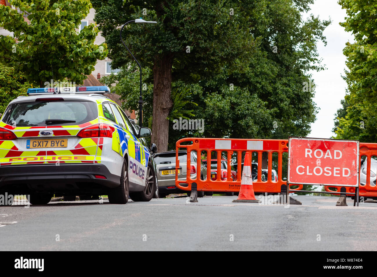 Road sign blocked hi-res stock photography and images - Alamy
