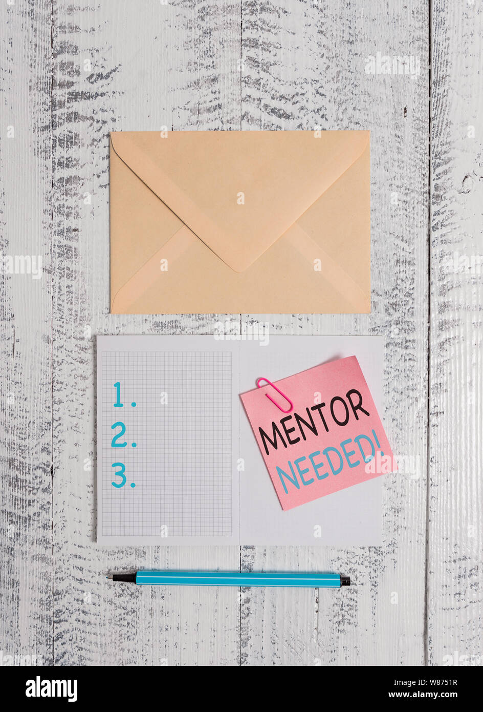 Writing note showing Mentor Needed. Business concept for Employee ...