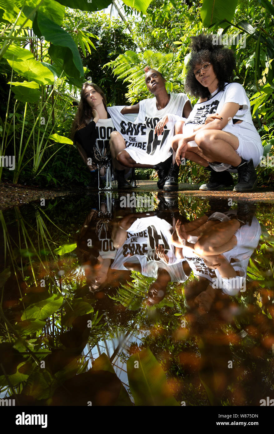 (left to right) Isabel Oliver, Michelle Tiwo and Lula Mebrahtu, stars ...