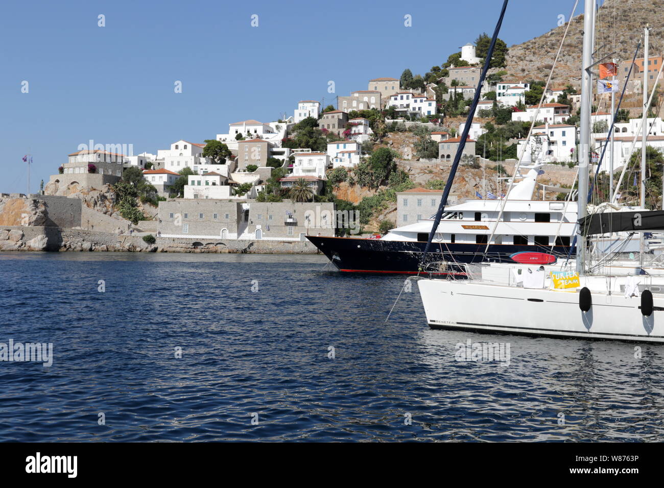 Port of Hydra, Hydra Island, Greece Stock Photo - Alamy
