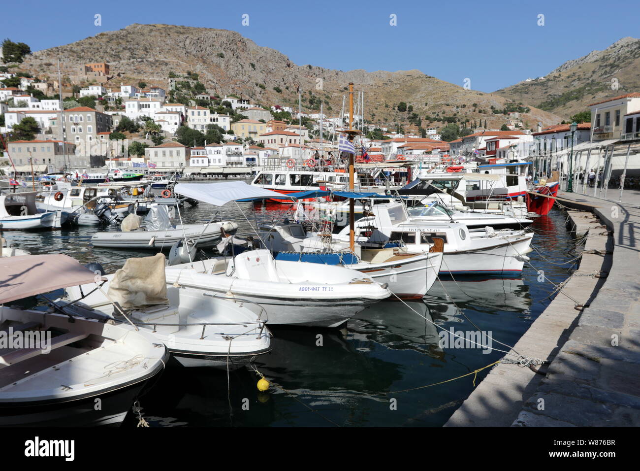 Port of Hydra, Hydra Island, Greece Stock Photo - Alamy